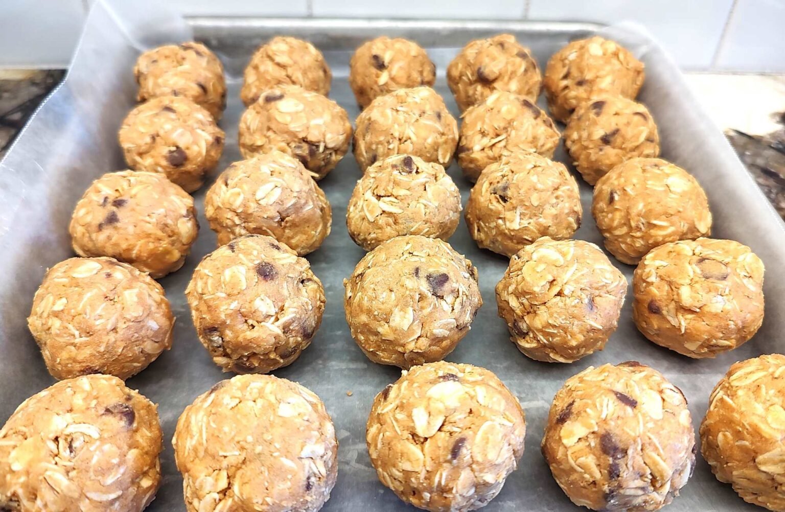 Peanut Butter Protein Balls - Garden with Amber